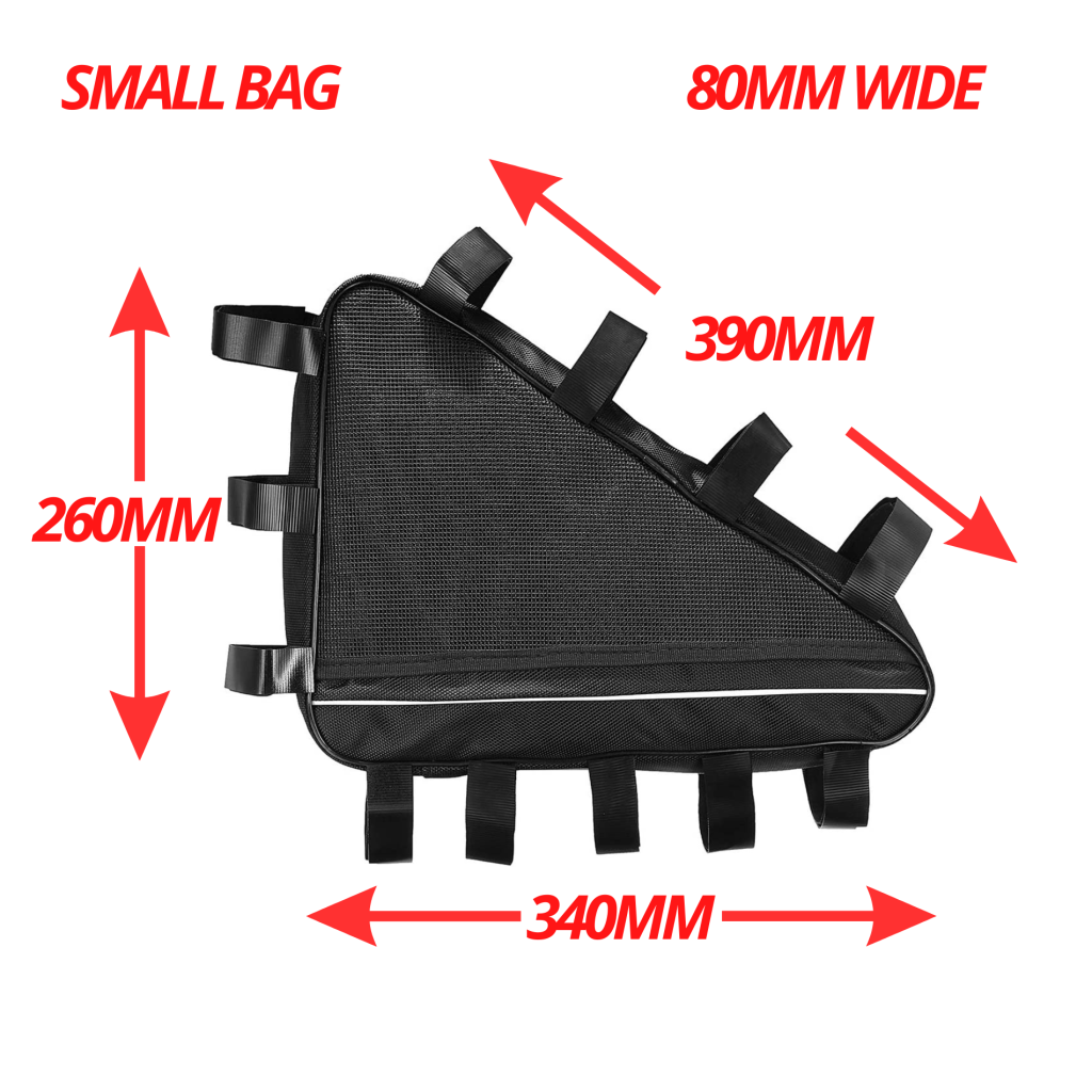 Ebike Triangle Battery Storage Bag 36V 48V 52V 60V 72V Small Medium ...