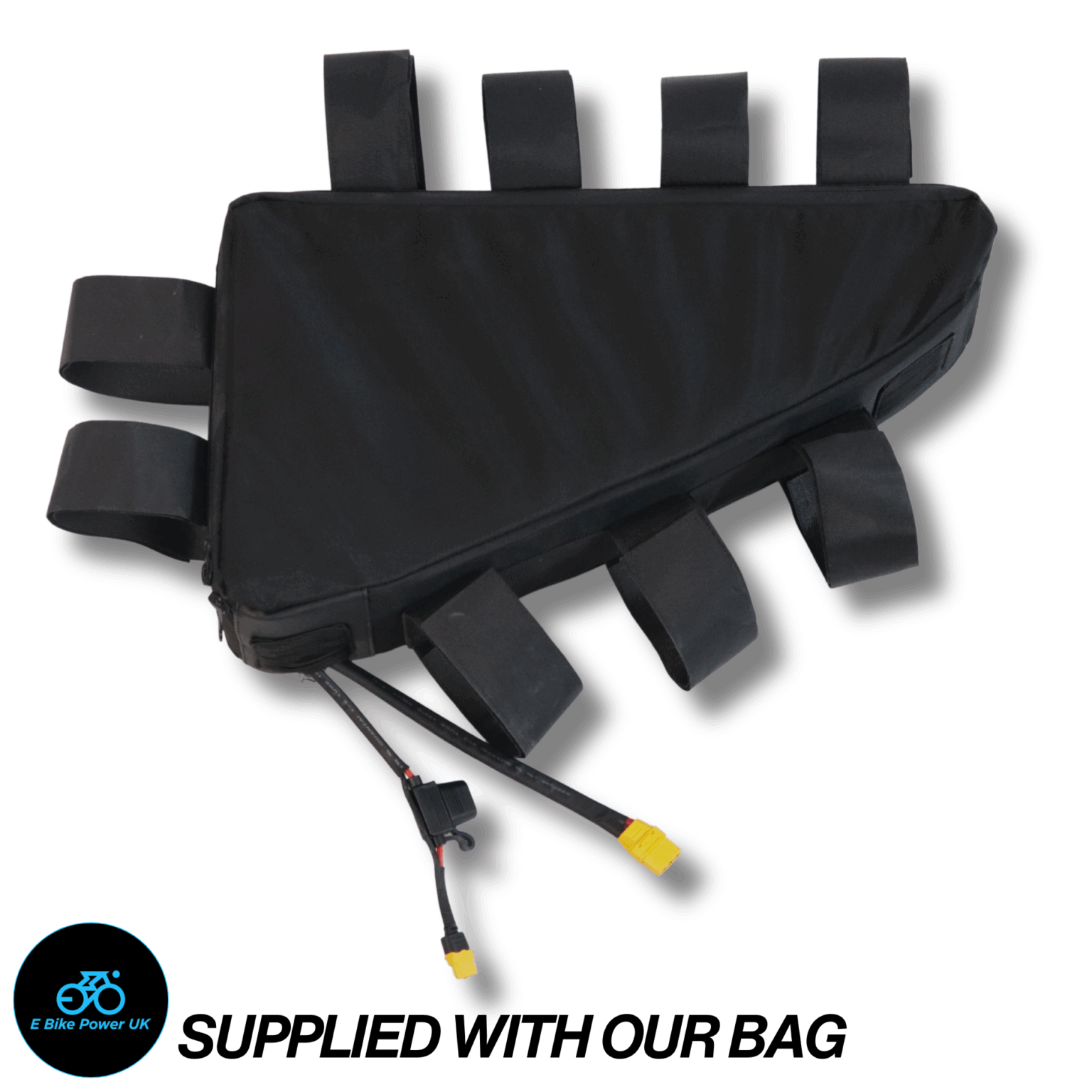 72V 30AH Aluminum Triangle Case Bag Lithium E Bike Battery 3000W 80A ...