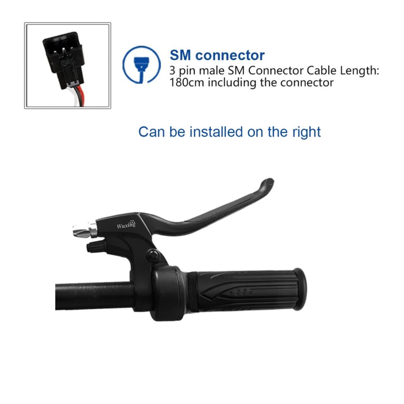 Full Twist Throttle Electric Scooter E Bike Right Hand SM Plug 12V to ...