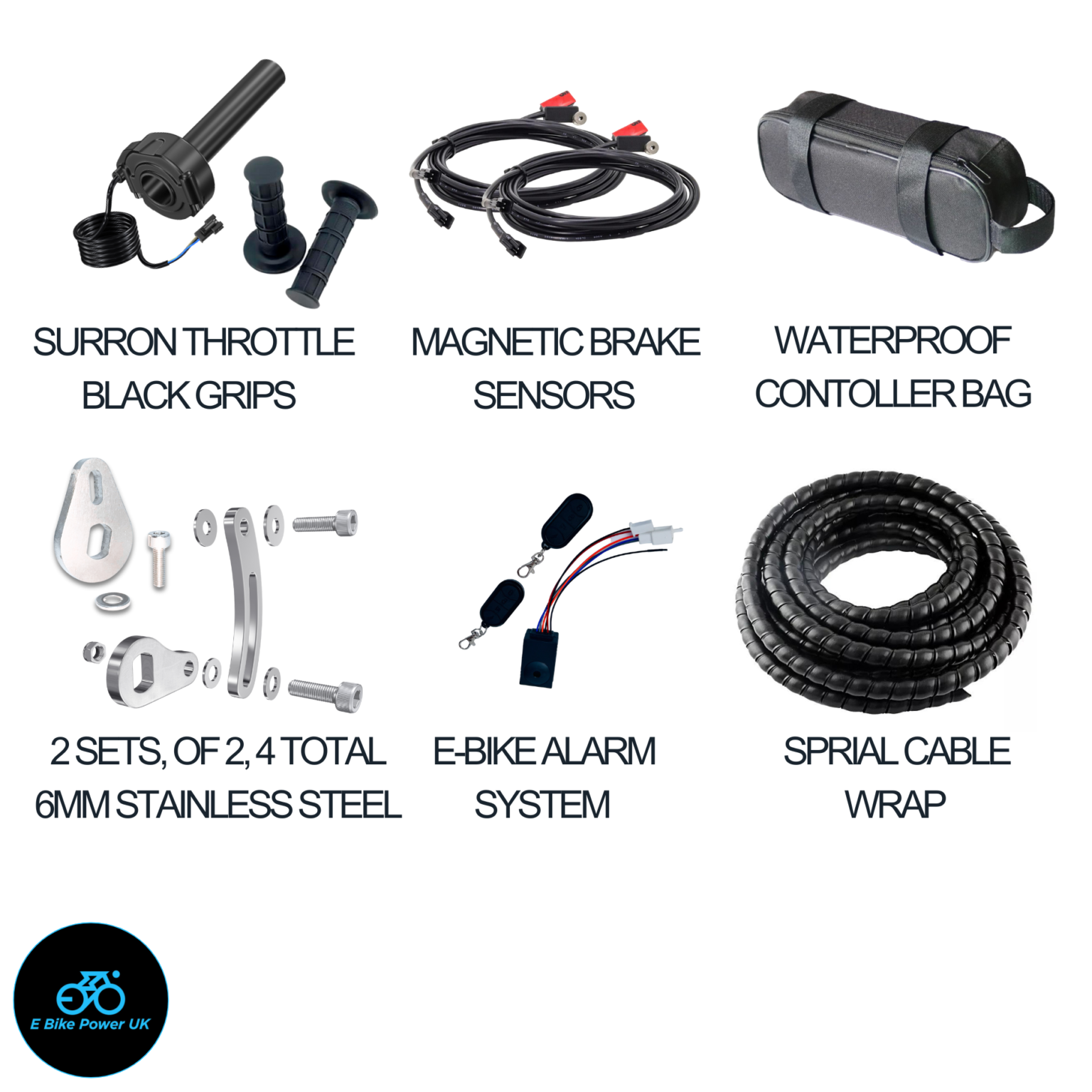 3000W E Bike Conversion Kit 60 Amp, 72V, Rear Wheel Single Speed 135mm ...