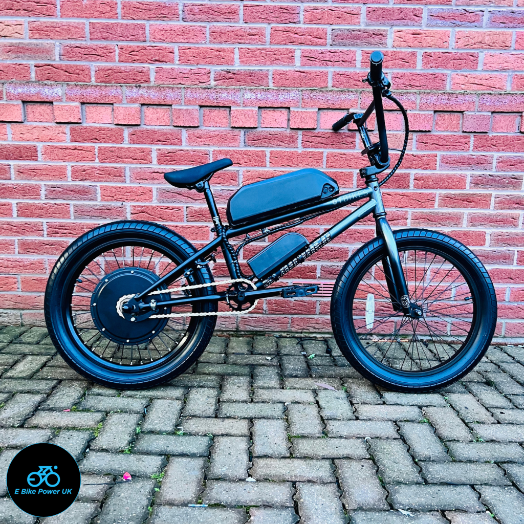 48V 20″ Electric BMX EBMX Conversion Kit 110mm Rear Dropout 1000W 48V ...