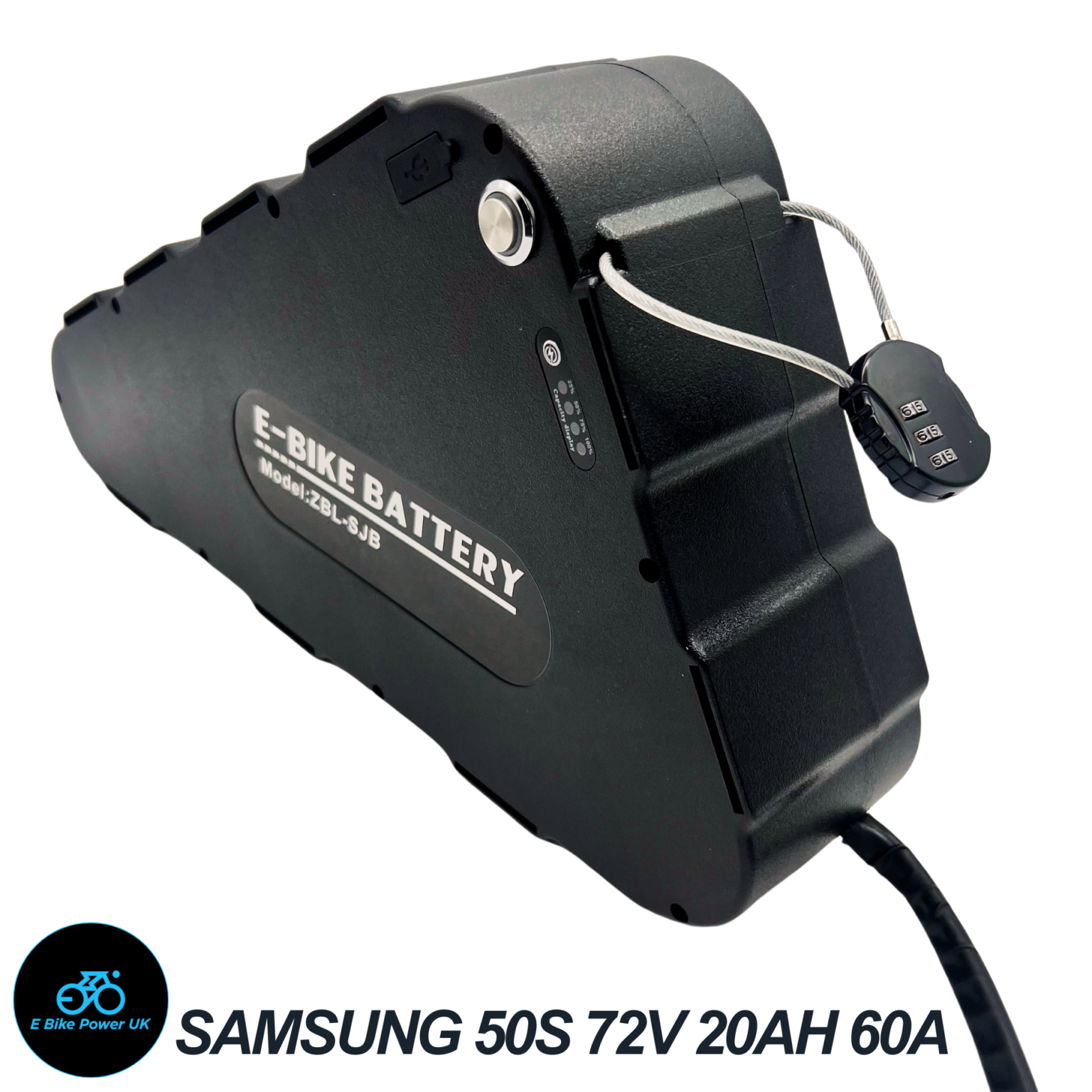 72v 20ah Lithium E bike battery 60A BMS Samsung 21700 50S Triangle ...