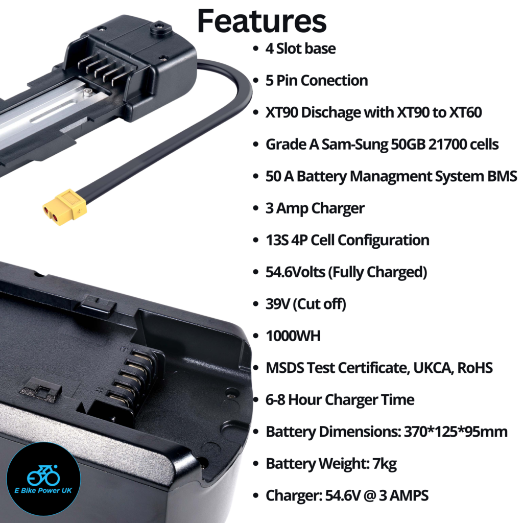 2000W E-Bike Conversion Kit 52V 20AH 50A Battery UKC1+ Colour Display ...