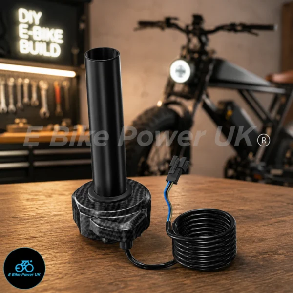 Carbon SurRon E Bike Full Twist Throttle Grips All Colours 3 Pin SM JST ...